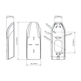 Lecteur Miniature STid ARC1 - Lecteur 13,56 MHz MIFARE® Architect® Étr